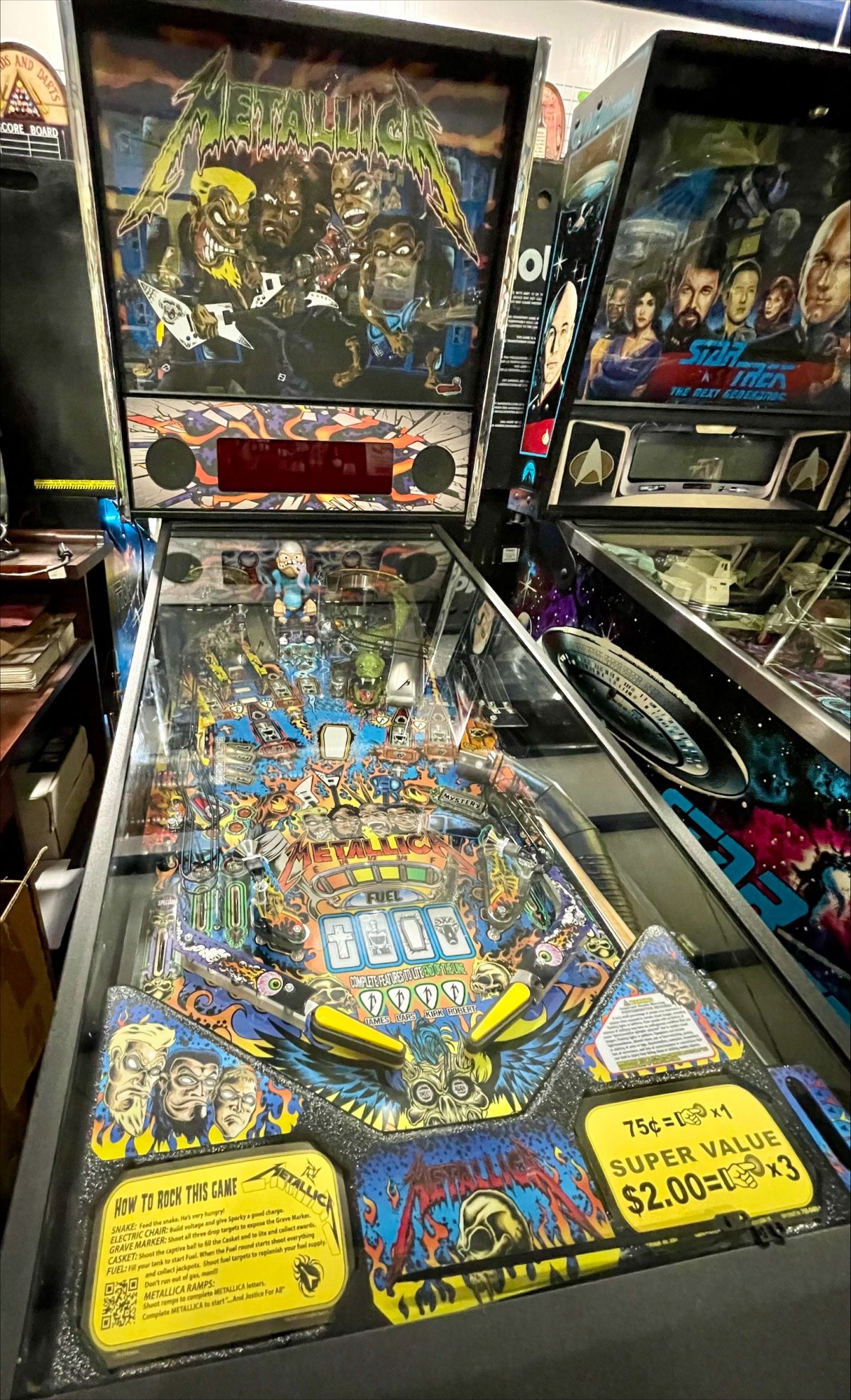 METALLICA Pinball - Sun Fun Amusements